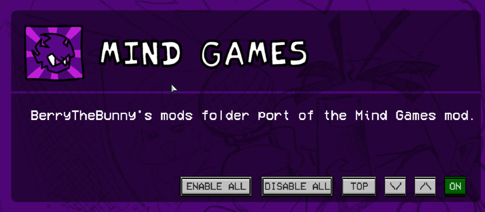 Mind Games Mods Folder Port Mod for Friday Night Funkin' | FNF Mods