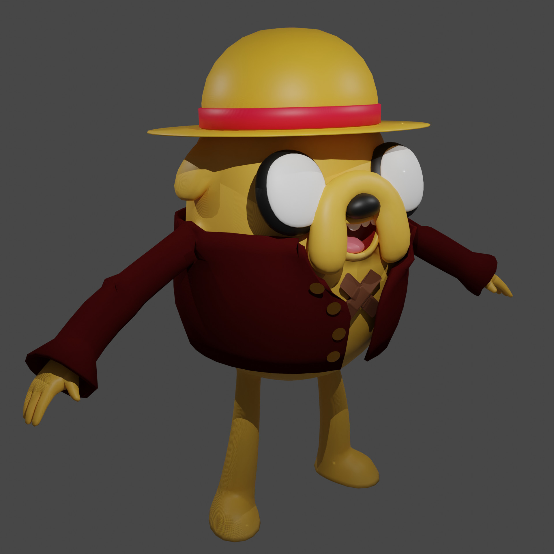 Straw Hat Jake V2 [Replaces Base Jake Meshes] Mod for MultiVersus | MVS ...