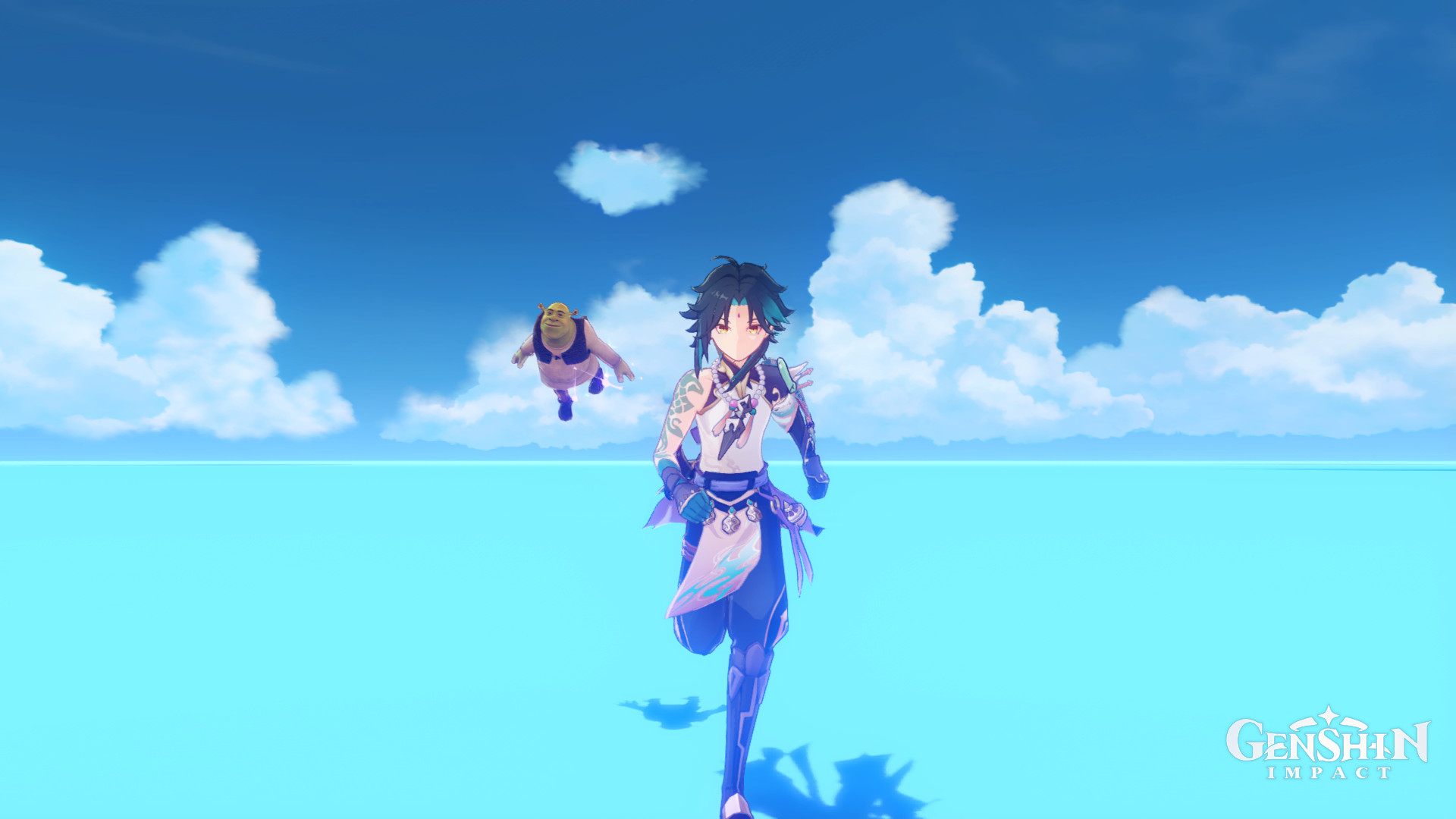 Shrek (Paimon) Mod for Genshin Impact | GI Mods