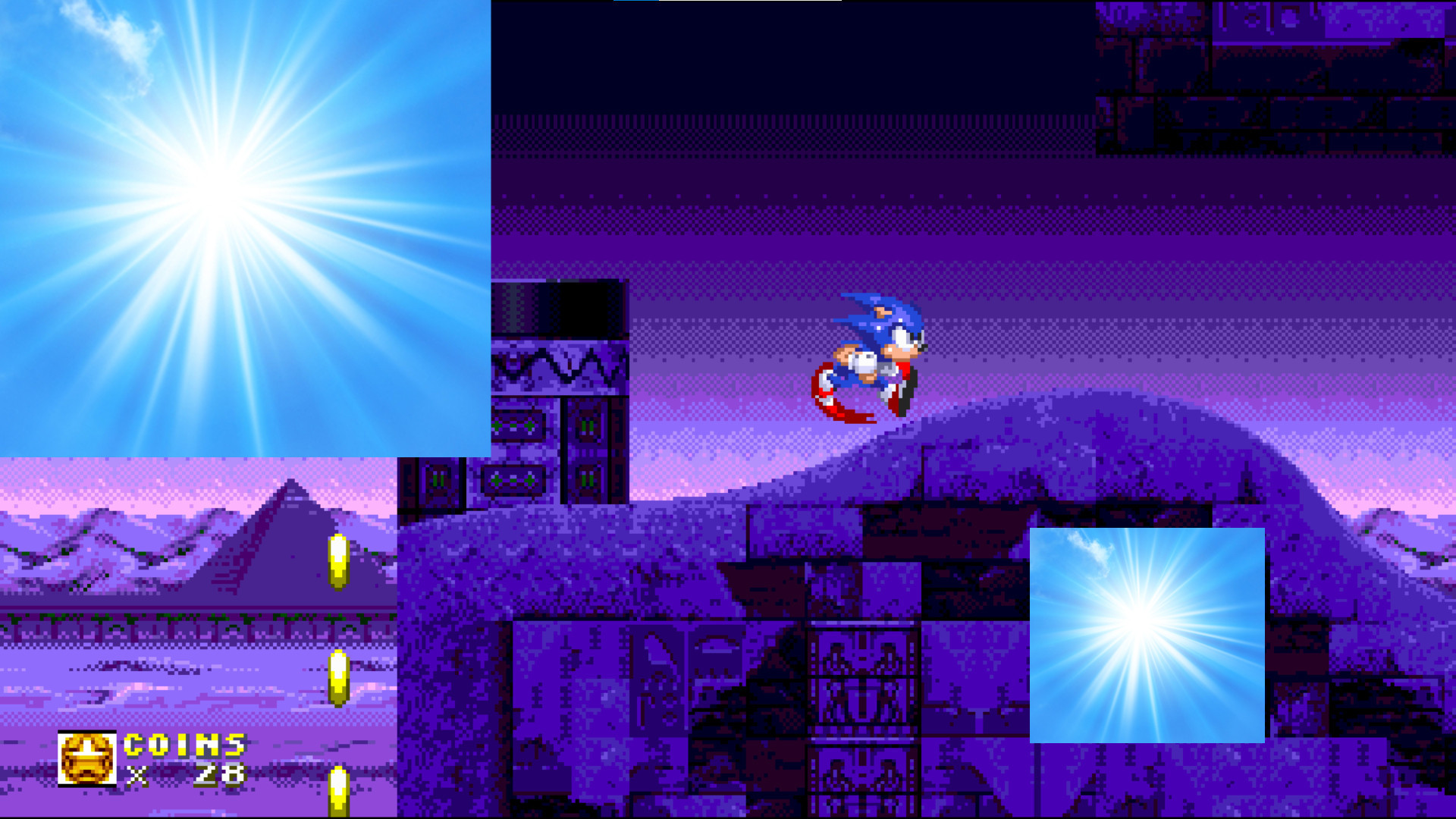 Night-time Sandopolis Zone Act 1 Mod for Sonic 3 A.I.R. | S3AIR Mods