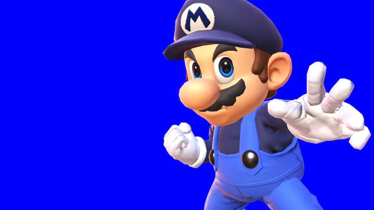 Royal Blue Mario [Super Smash Bros. Ultimate] [Mods]