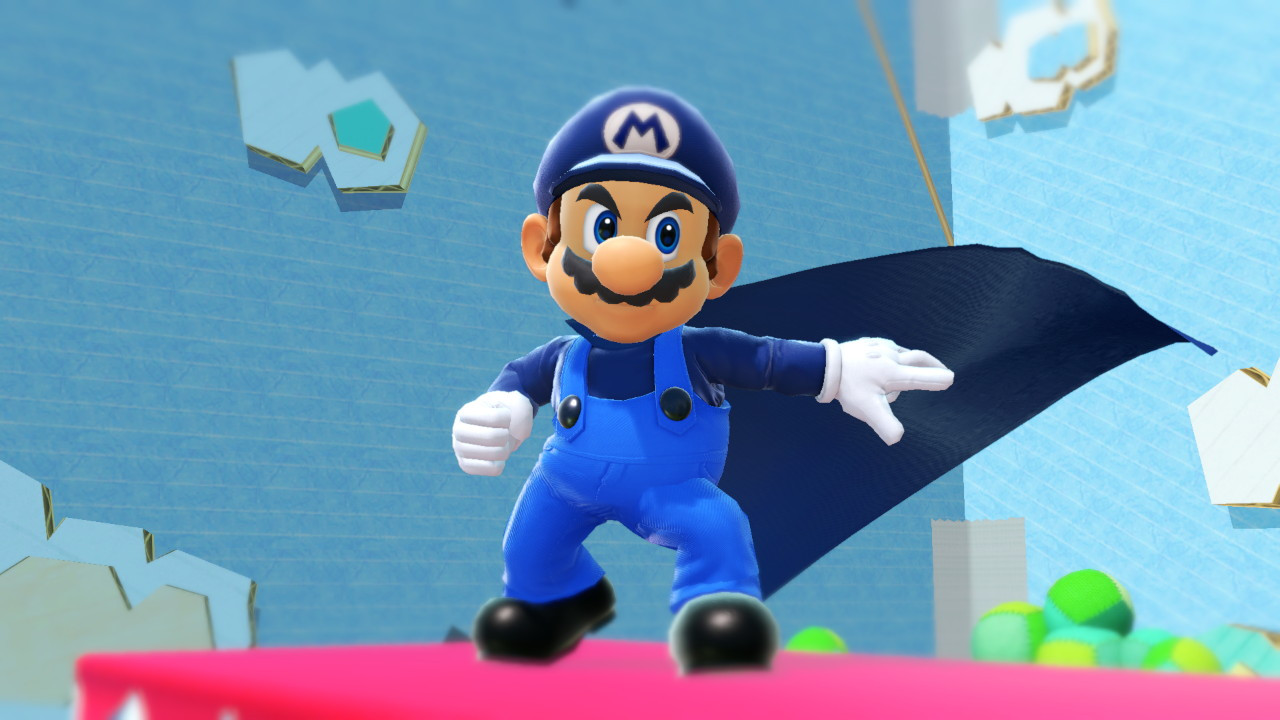Royal Blue Mario [Super Smash Bros. Ultimate] [Mods]