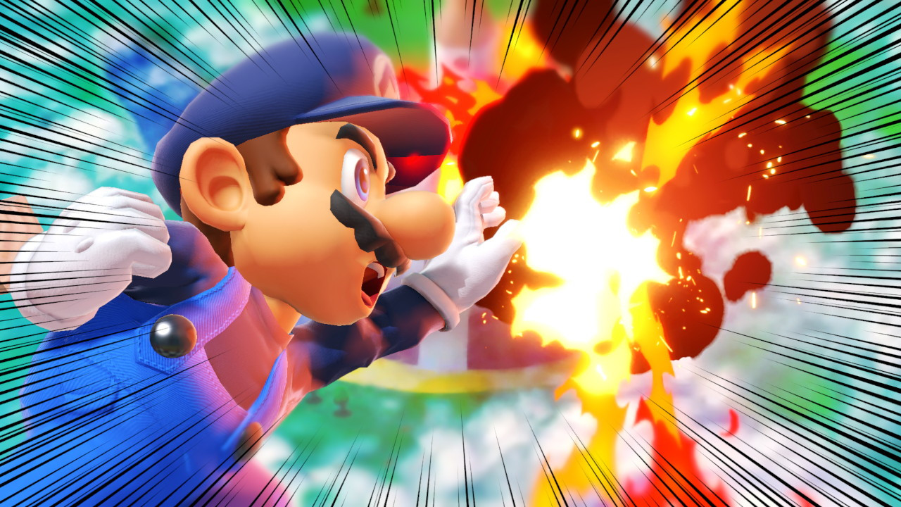 Royal Blue Mario [Super Smash Bros. Ultimate] [Mods]