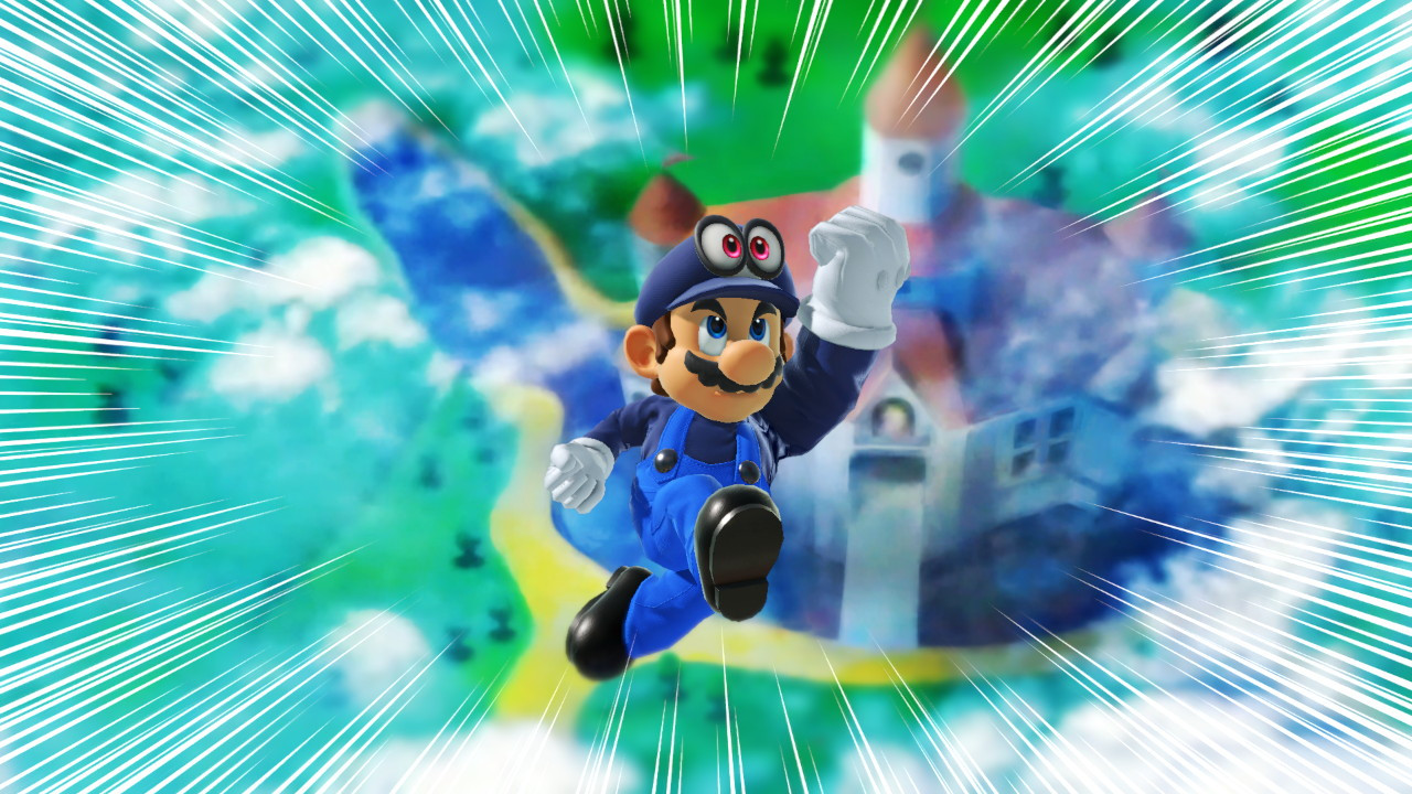 Royal Blue Mario [Super Smash Bros. Ultimate] [Mods]