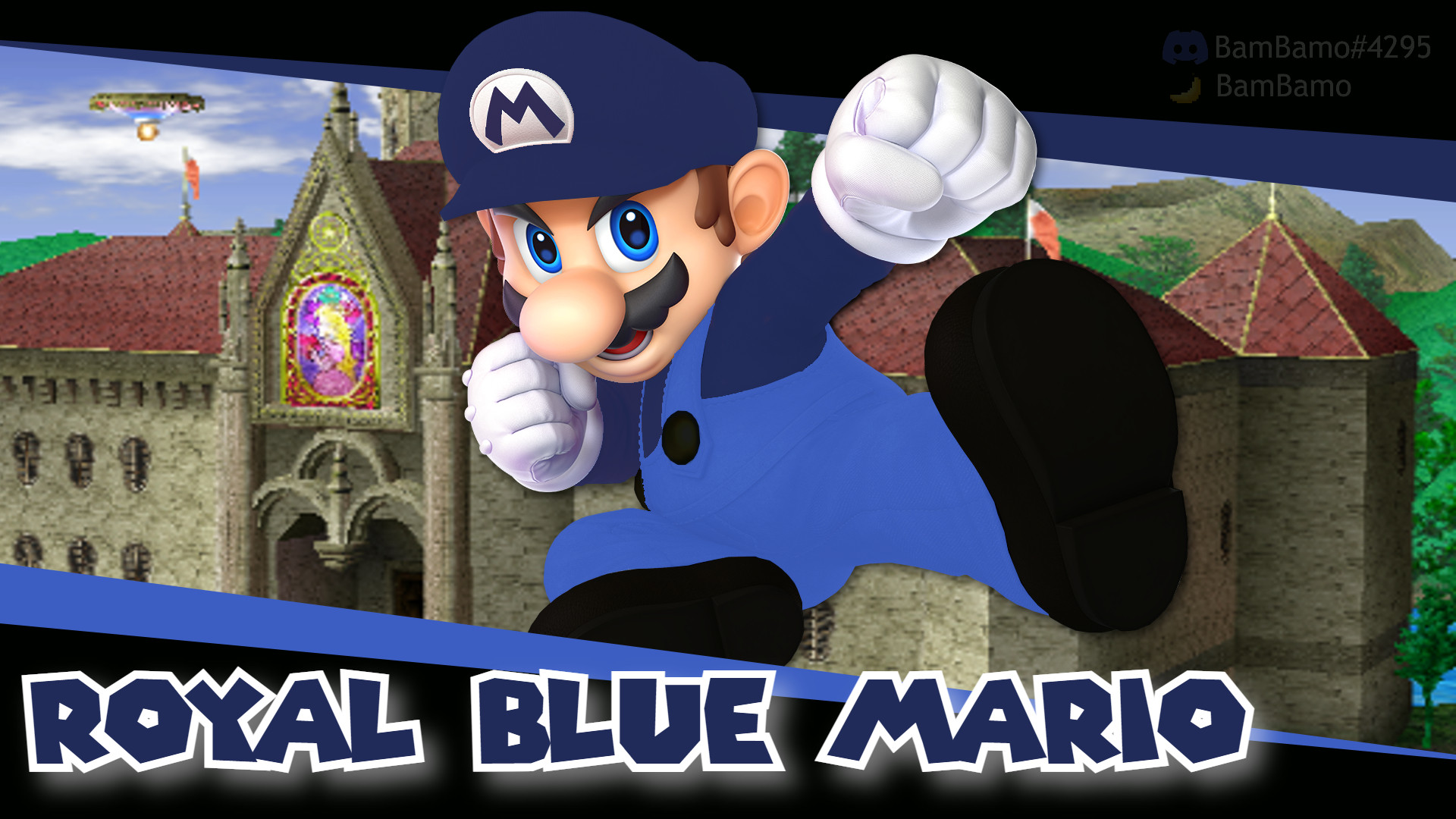 Royal Blue Mario [Super Smash Bros. Ultimate] [Mods]