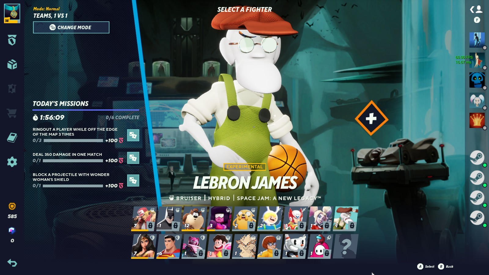 Eustace Bagge (Over LeBron) Mod for MultiVersus | MVS Mods