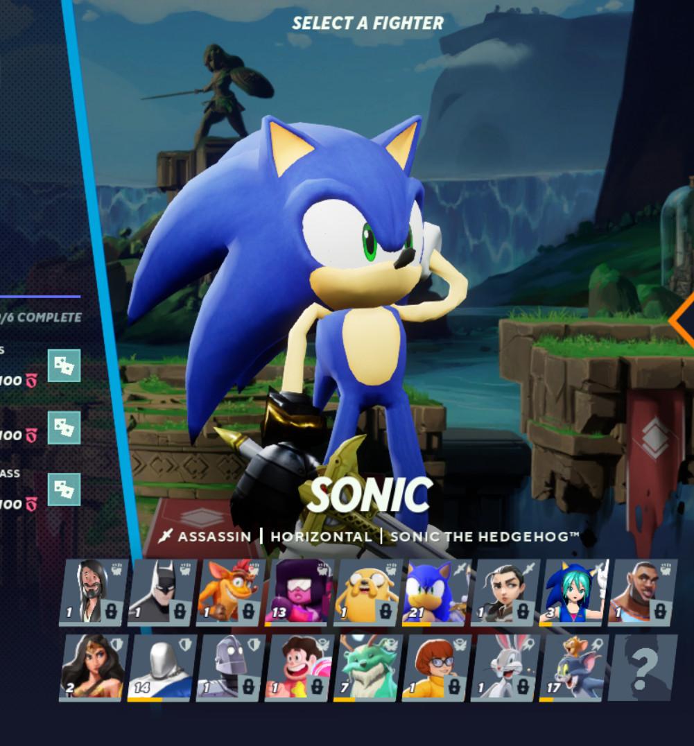 Sonic over Finn (V3.5) Mod for MultiVersus | MVS Mods