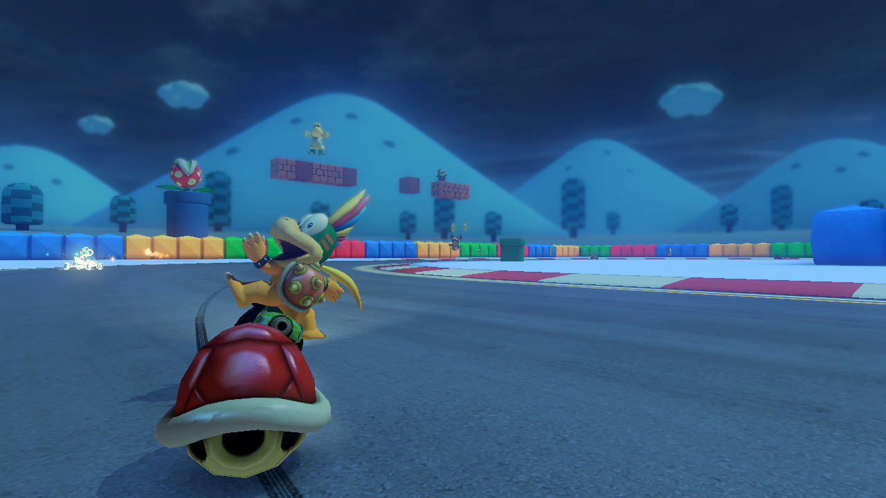 Snowy SNES Mario Circuit 3 Mod for Mario Kart 8 Deluxe | MK8D Mods