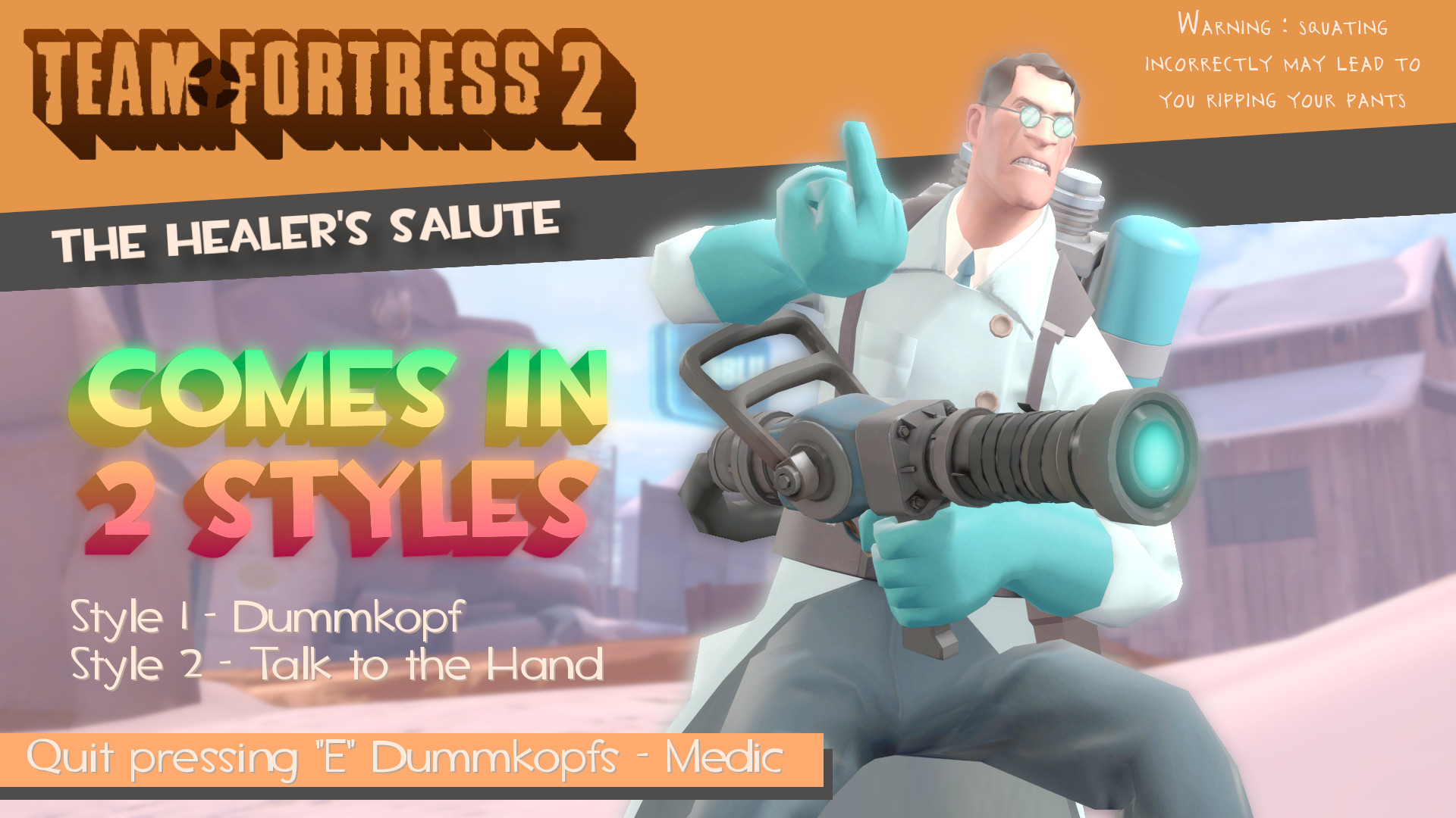The Healer's Salute - A Custom Taunt Mod for Team Fortress 2 | TF2 Mods