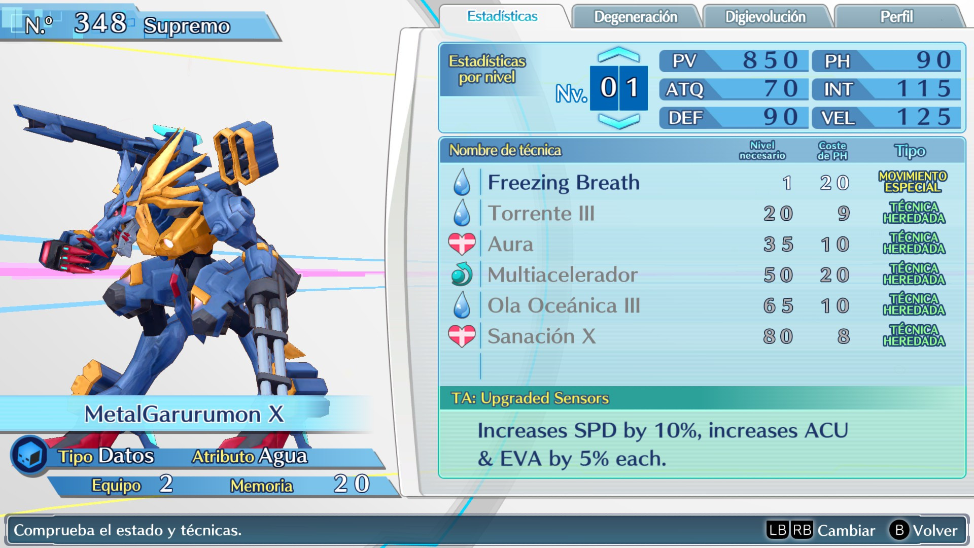 MetalGarurumon X DMO Texture Style Mod for Digimon Story Cyber Sleuth ...