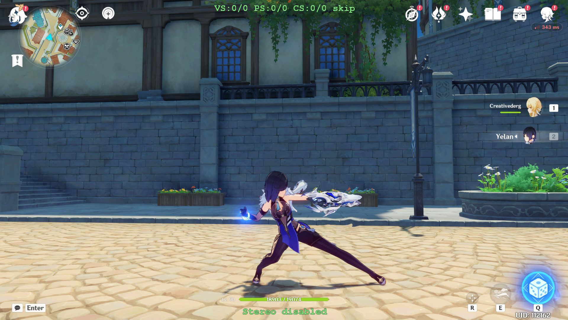 Aqua Simulacra as Falcon Flare: FINAL Mod for Genshin Impact | GI Mods