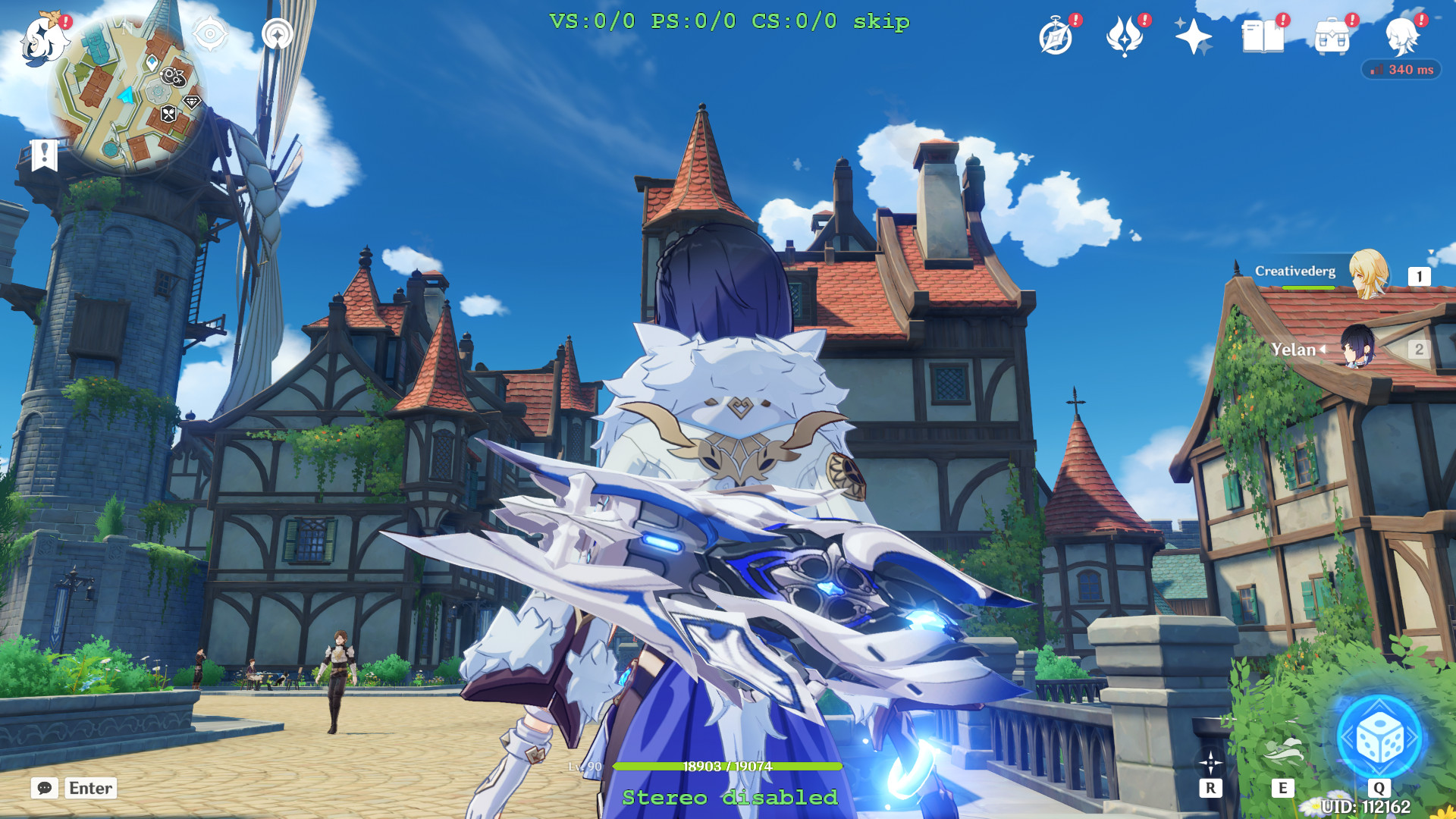 Aqua Simulacra as Falcon Flare: FINAL Mod for Genshin Impact | GI Mods