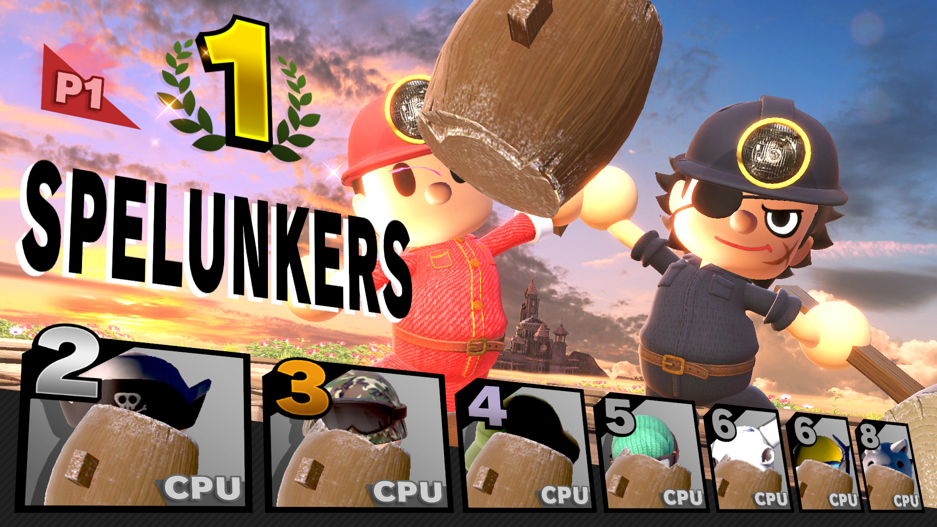 Spelunkers over Ice Climbers Mod for Super Smash Bros. Ultimate | SSBU Mods