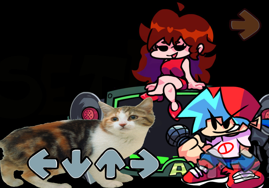 funny cat mod Mod for Friday Night Funkin' | FNF Mods
