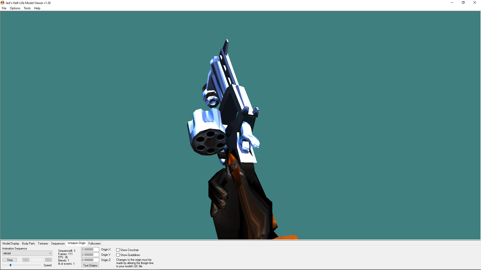 Mp Revolver for Sp Revolver [Half-Life] [Mods]