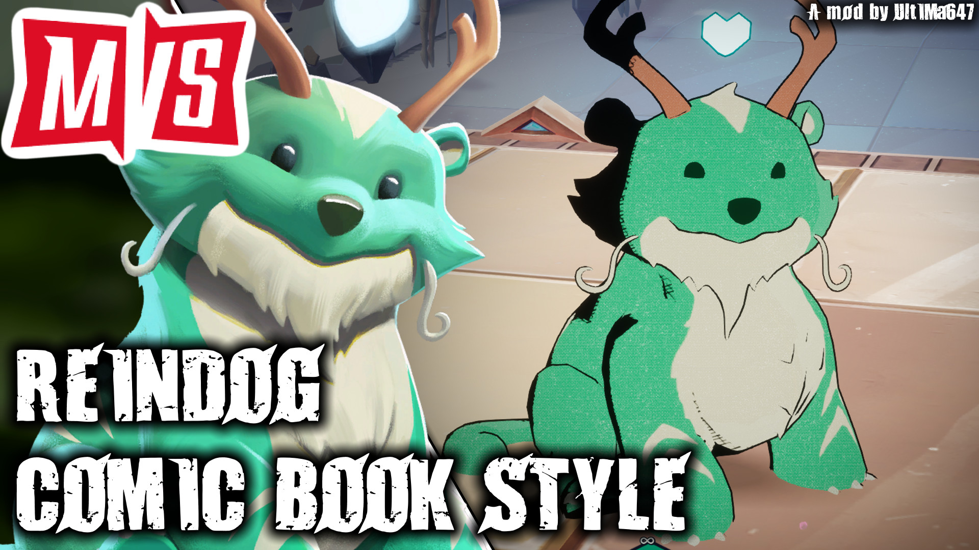 Comic Book Style Reindog [MultiVersus] [Mods]