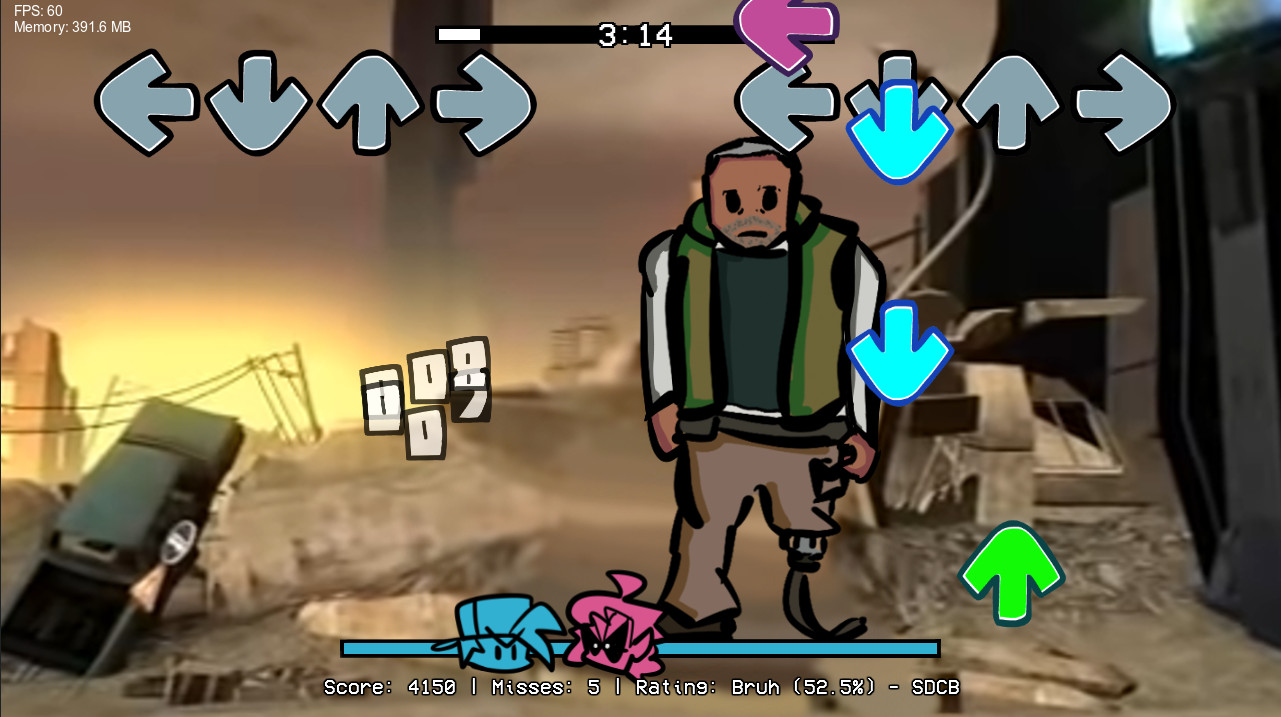 FNF in the Virtual End Mod for Friday Night Funkin' | FNF Mods