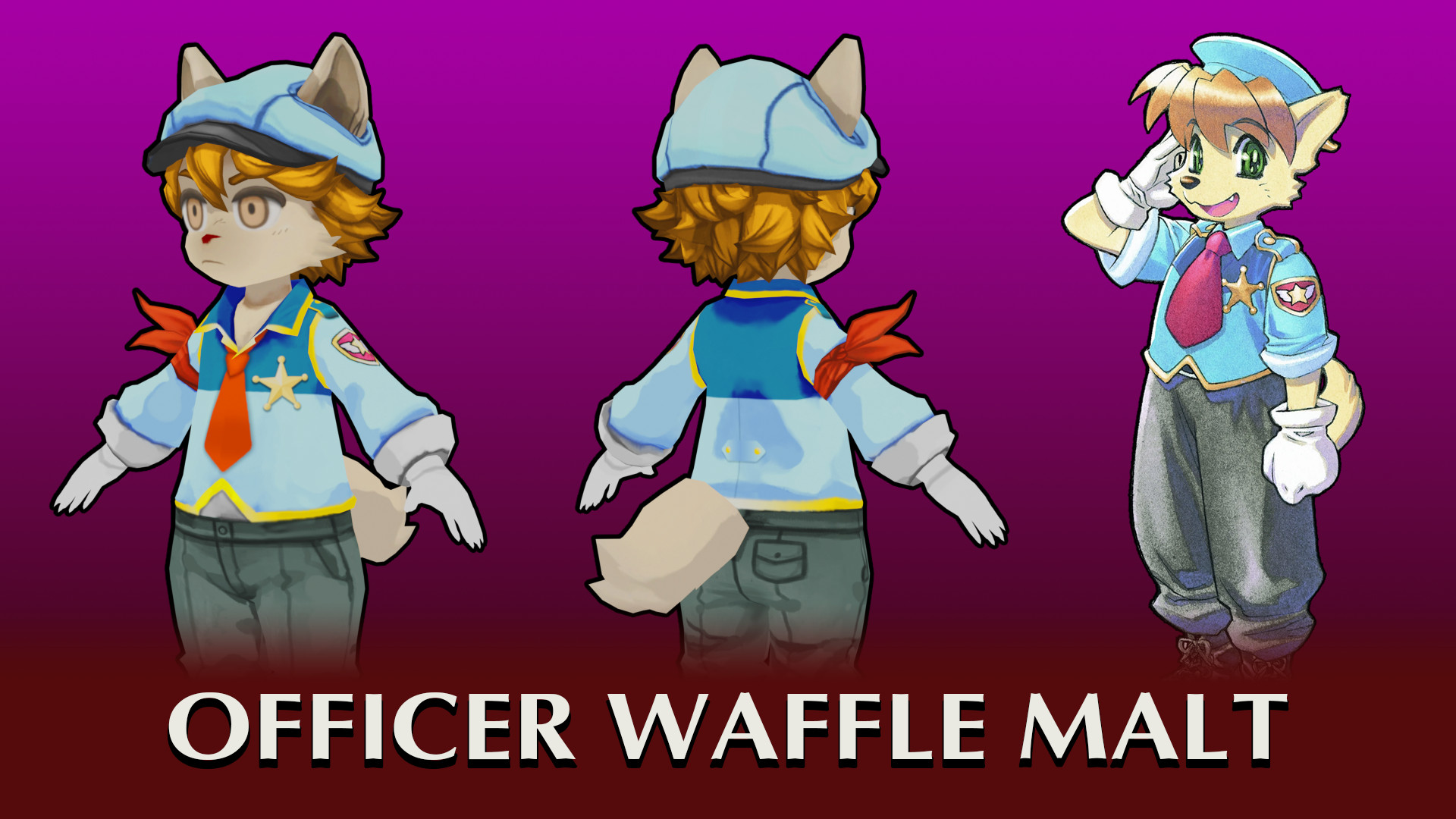 Officer Waffle Malt Mod for FUGA: Melodies of Steel | FUGA Mods