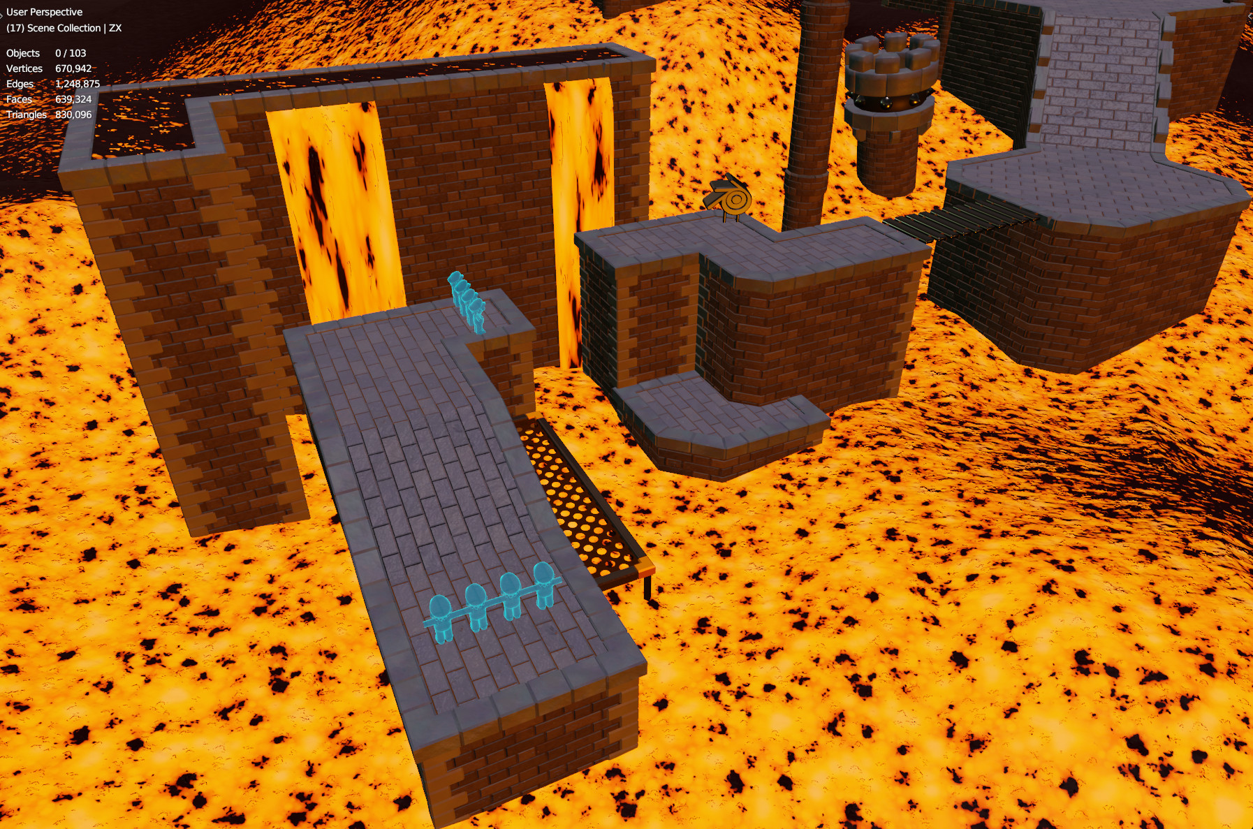 Chomping Charvaargh Castle Mod for Super Mario 3D World + Bowser's Fury ...