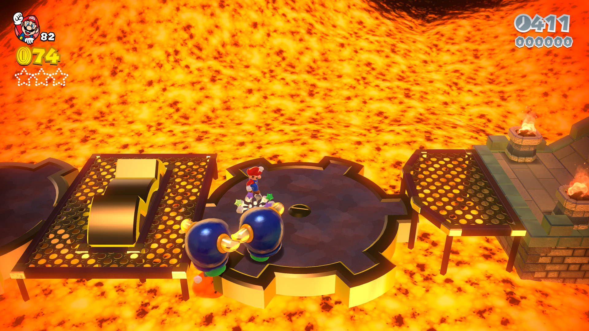 Chomping Charvaargh Castle Mod for Super Mario 3D World + Bowser's Fury ...