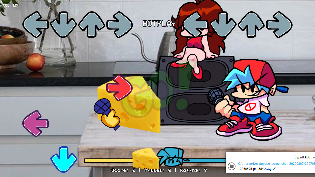 vs cheese man Mod for Friday Night Funkin' | FNF Mods