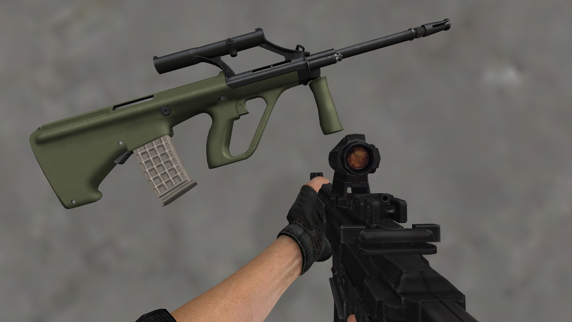 Modern Warfare Style AUG A1 Mod for Counter-Strike 1.6 | CS1.6 Mods