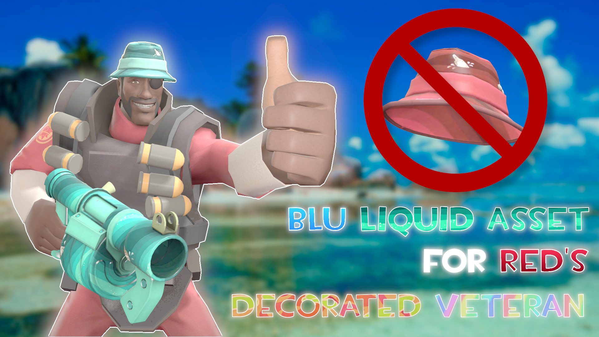 Blu Liquid Asset For Red's Decorated Veteran Mod for Team Fortress 2 ...