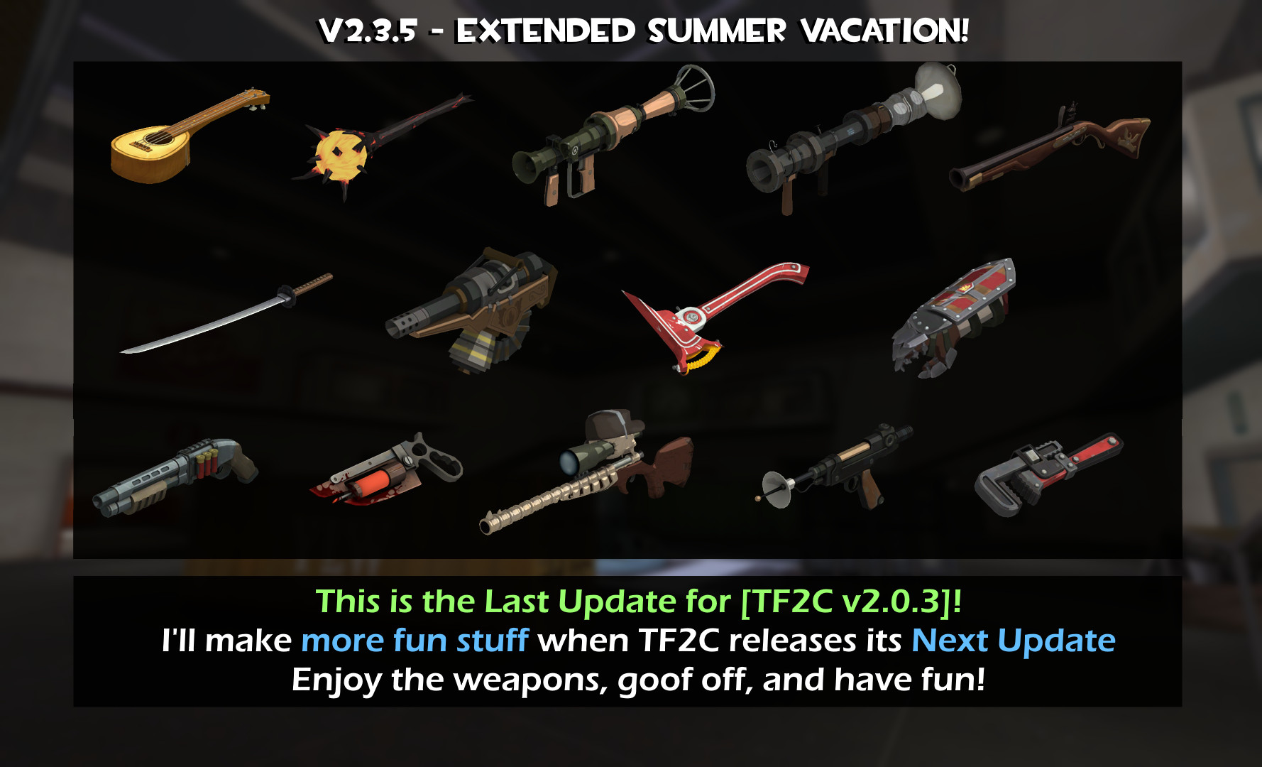 The New-Old Weapons Pack! [Team Fortress 2 Classic] [Mods]