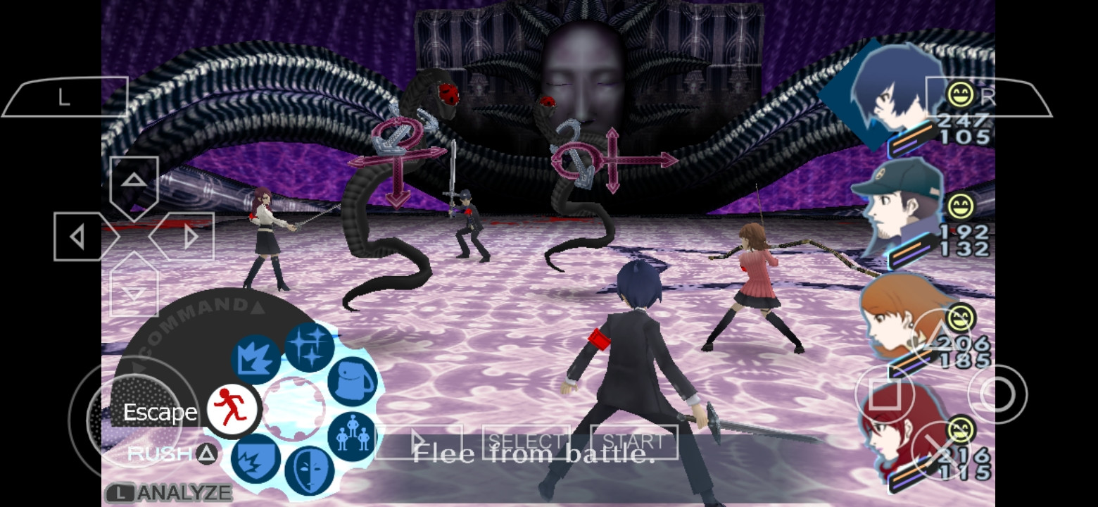 Persona 3: FES Battle hud and Icons Mod Mod for Persona 3 Portable (PSP ...