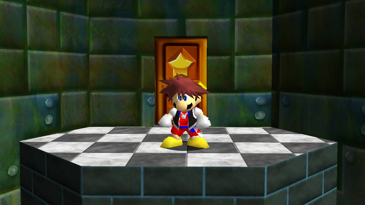 Sora Mario [N64(fix) + PC] Mod for Super Mario 64 | SM64 Mods