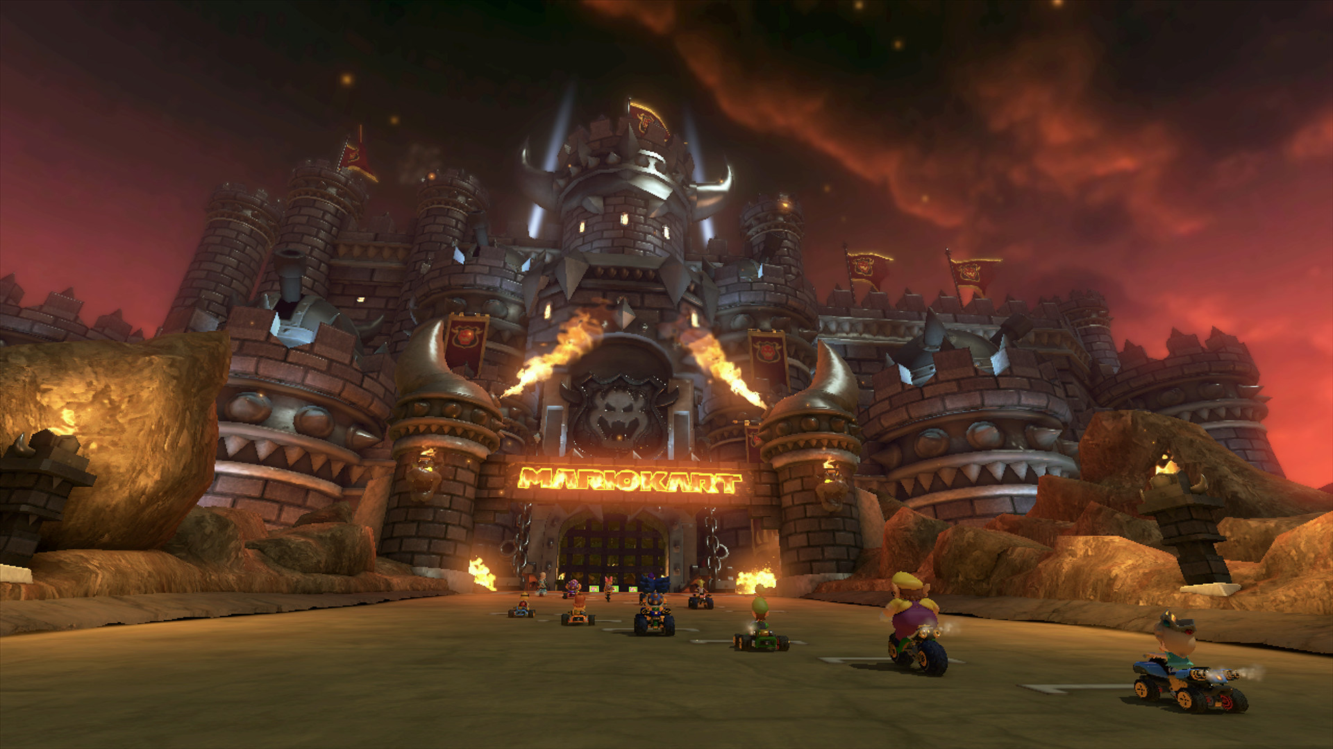 Mario Kart Tour Skybox Pack Mod for Mario Kart 8 | MK8 Mods