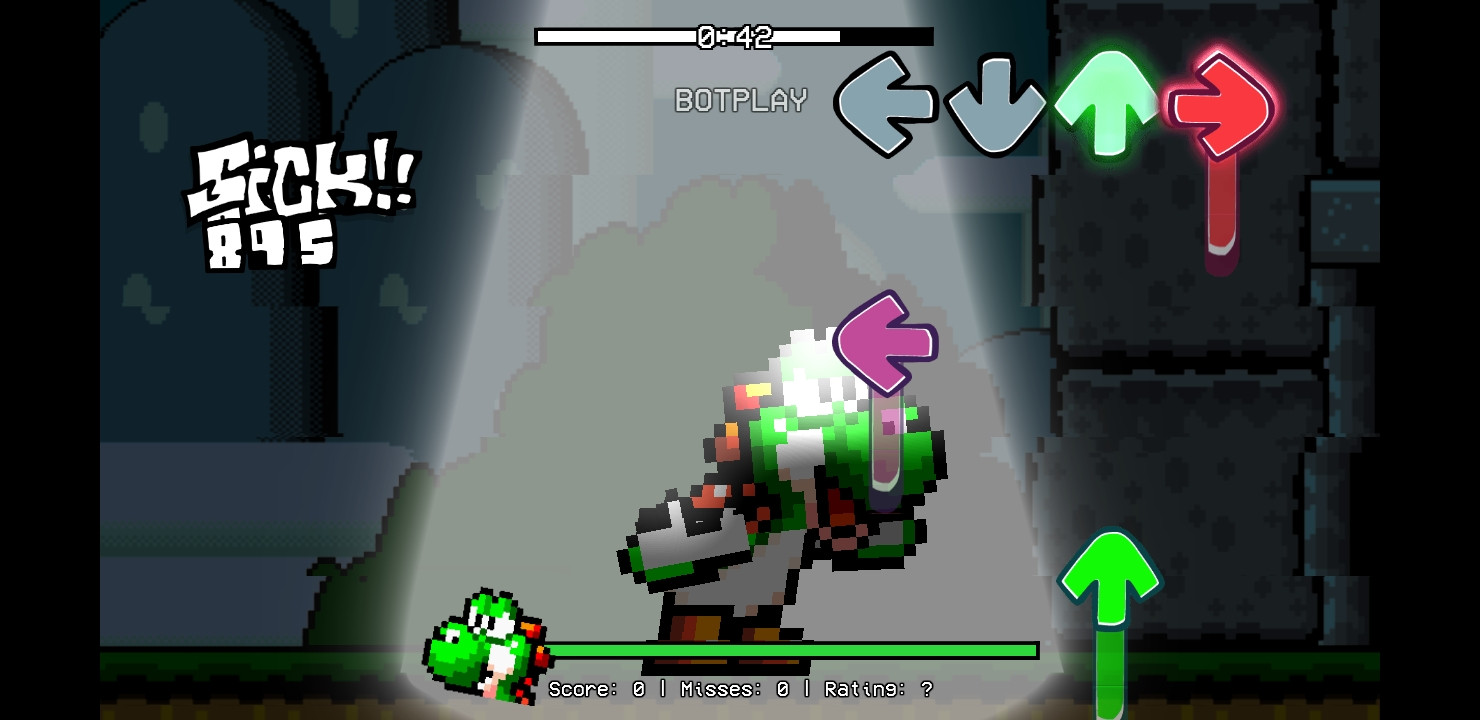 Phantasm Yoshi! Mod for Friday Night Funkin' | FNF Mods