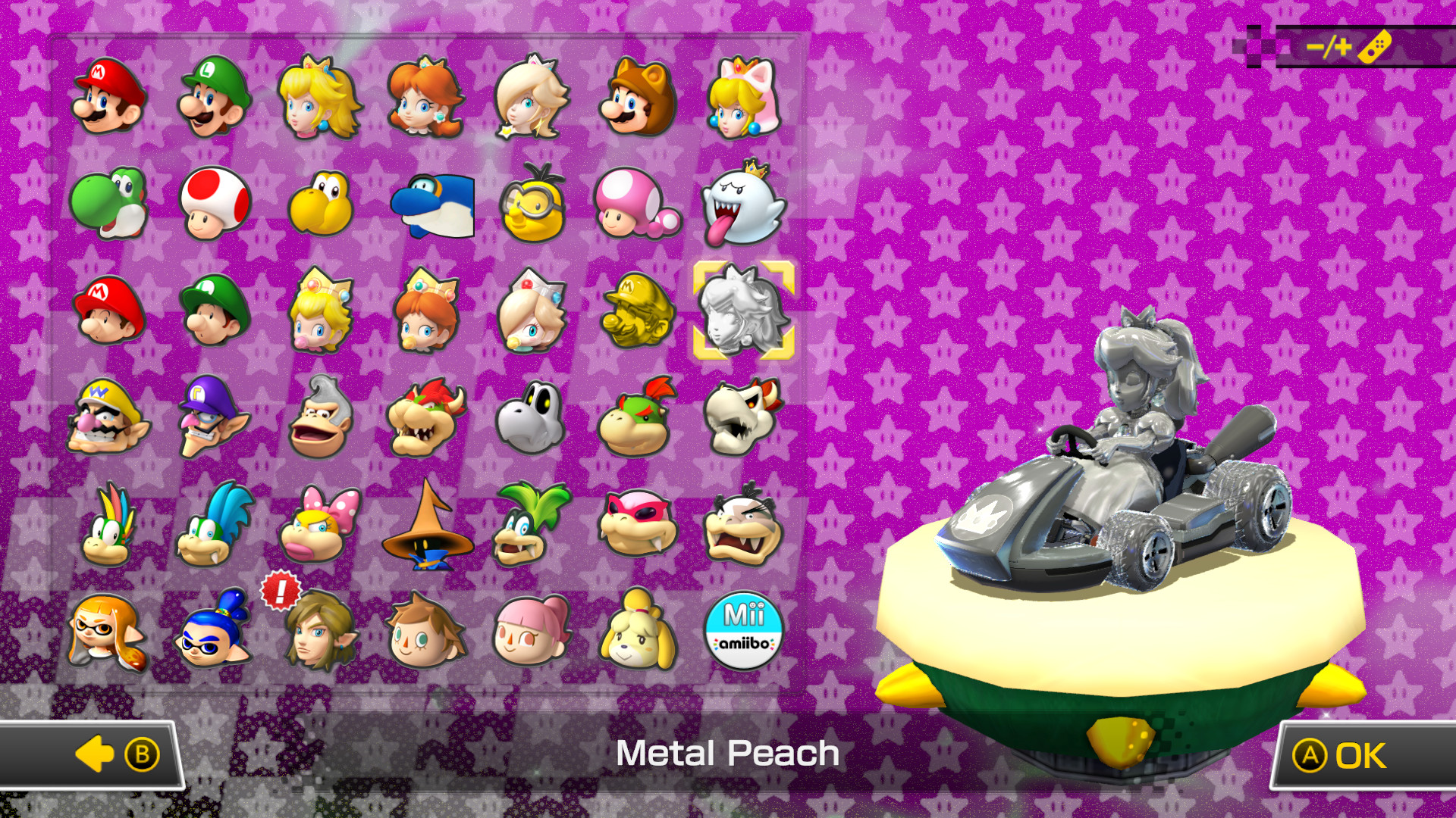 Metal Peach [Mario Kart 8 Deluxe] [Mods]