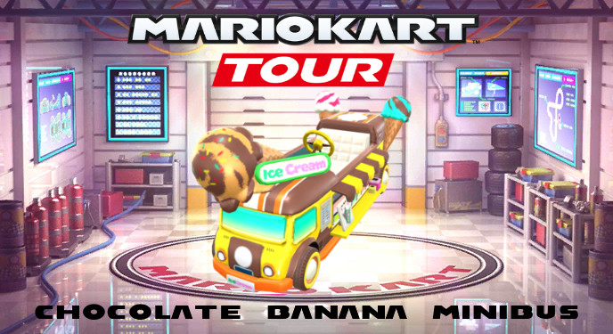 MKT Chocolate Banana Minibus + Suit Recolor Mod for Mario Kart 8 Deluxe ...