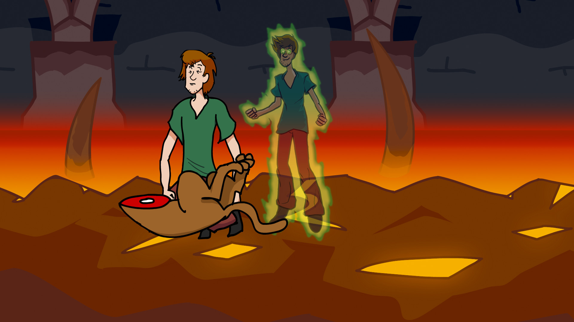 Shaggy rap (shaggy sings gaster rap)) [Friday Night Funkin'] [Mods]