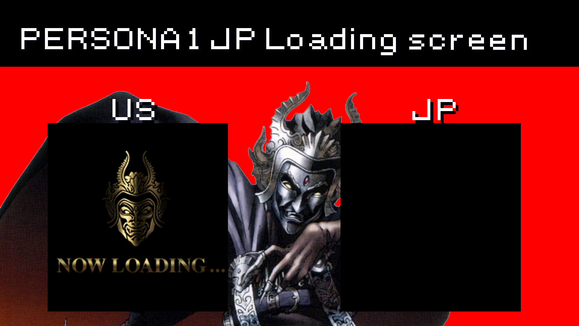 Persona JP loading screen [Persona (PSX)] [Mods]