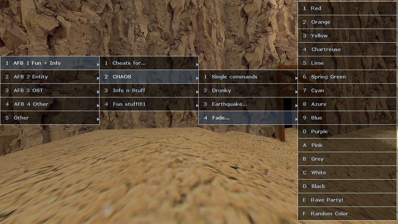 AFB Fun Menu Beta v1-2019, Commandmenu replacement Mod for Sven Co-op ...