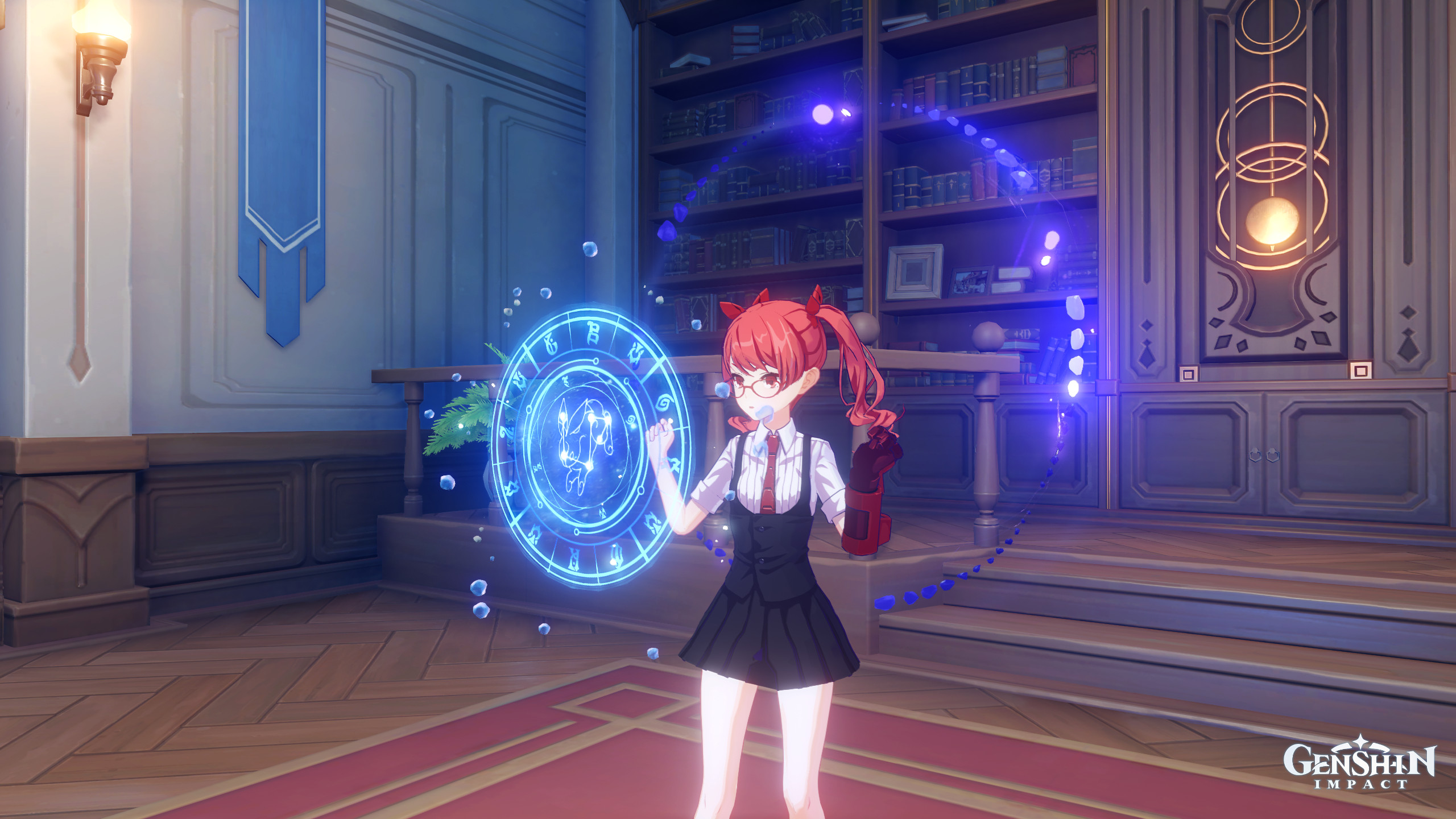 HI3rd Nikola Tesla over Mona Megistus (2nd Outfit) Mod for Genshin ...