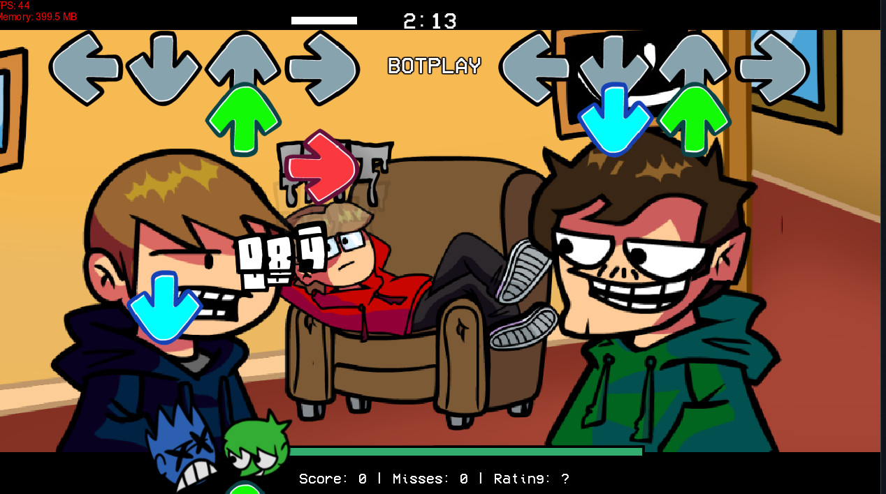 Close Chuckle but EDUARDOSWORLD Mod for Friday Night Funkin' | FNF Mods