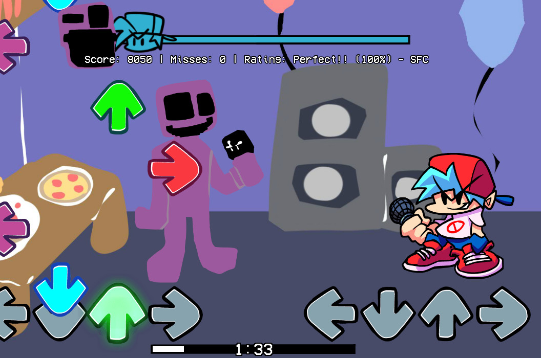 FNF: Ourple Adventure's Mod for Friday Night Funkin' | FNF Mods