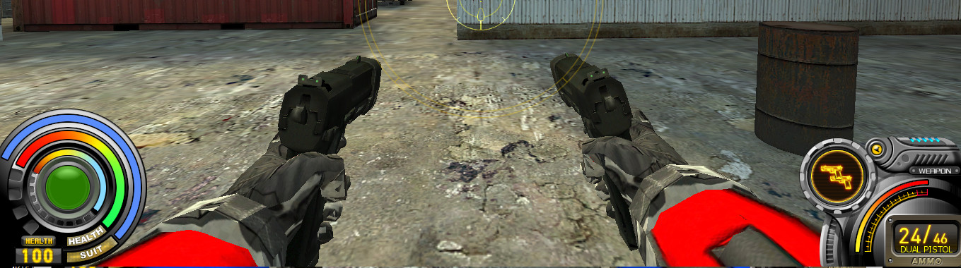 Original HEV arms - team recoloured Mod for Half-Life 2: Survivor | HL2 ...
