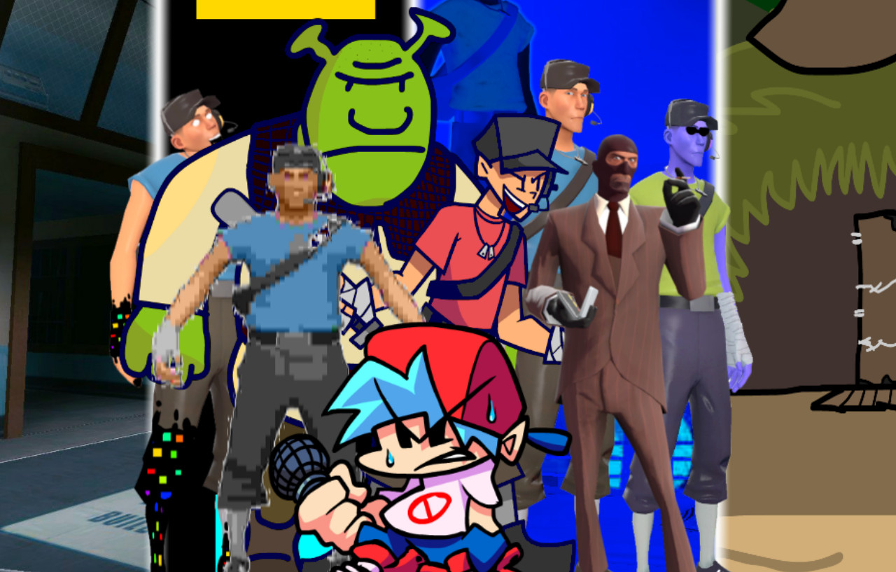FNF - Scout Funkin Fortress 2 [VS Scout.PNG Rem.] [Friday Night Funkin ...