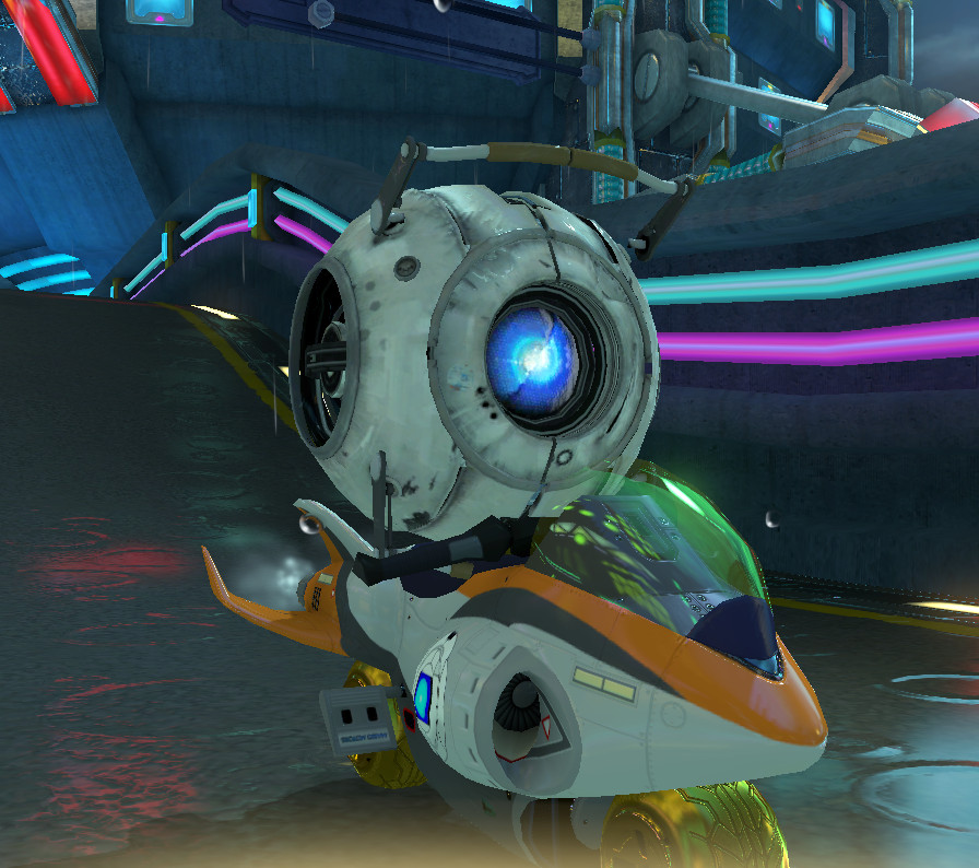 Wheatley over King Boo Mod for Mario Kart 8 Deluxe | MK8D Mods