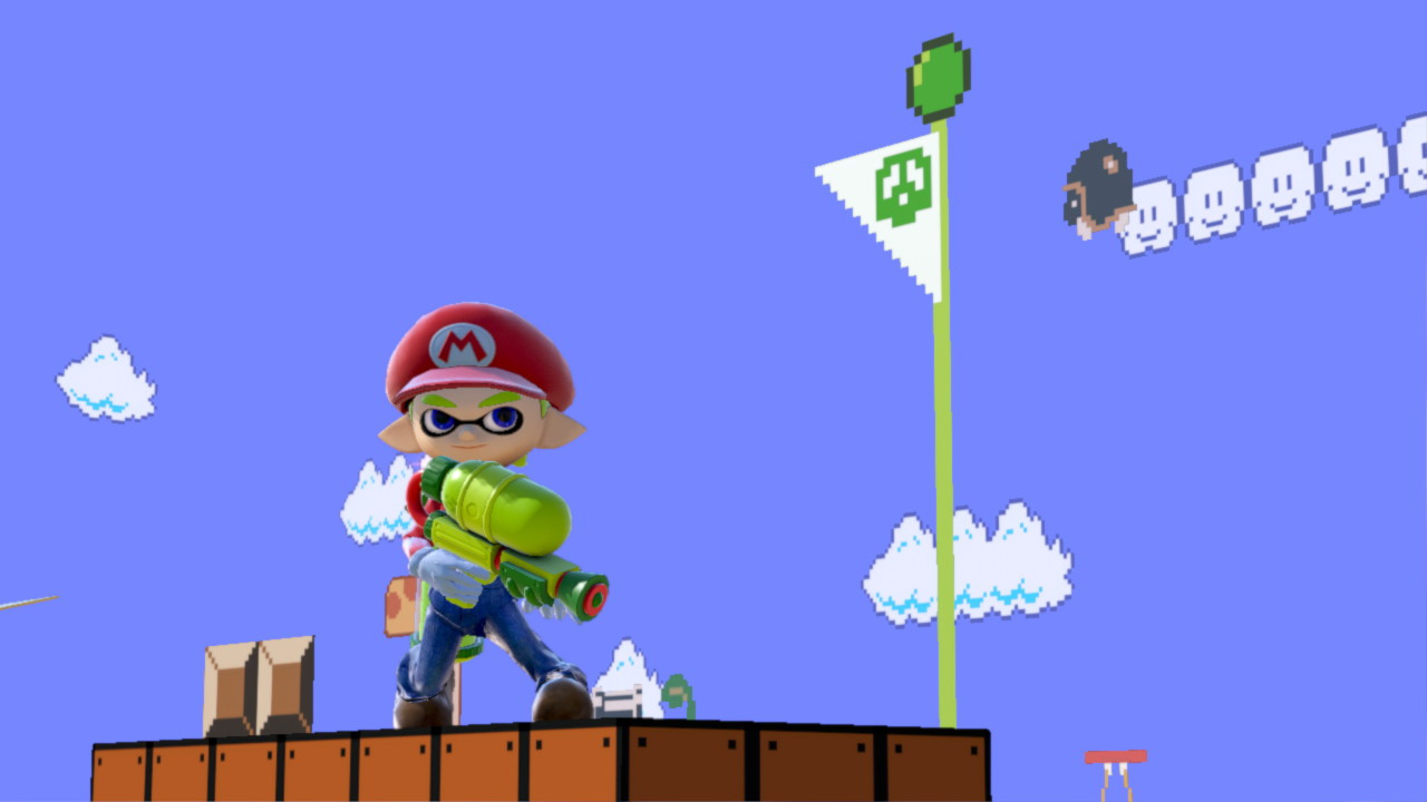 Mario Inkling [Super Smash Bros. Ultimate] [Mods]