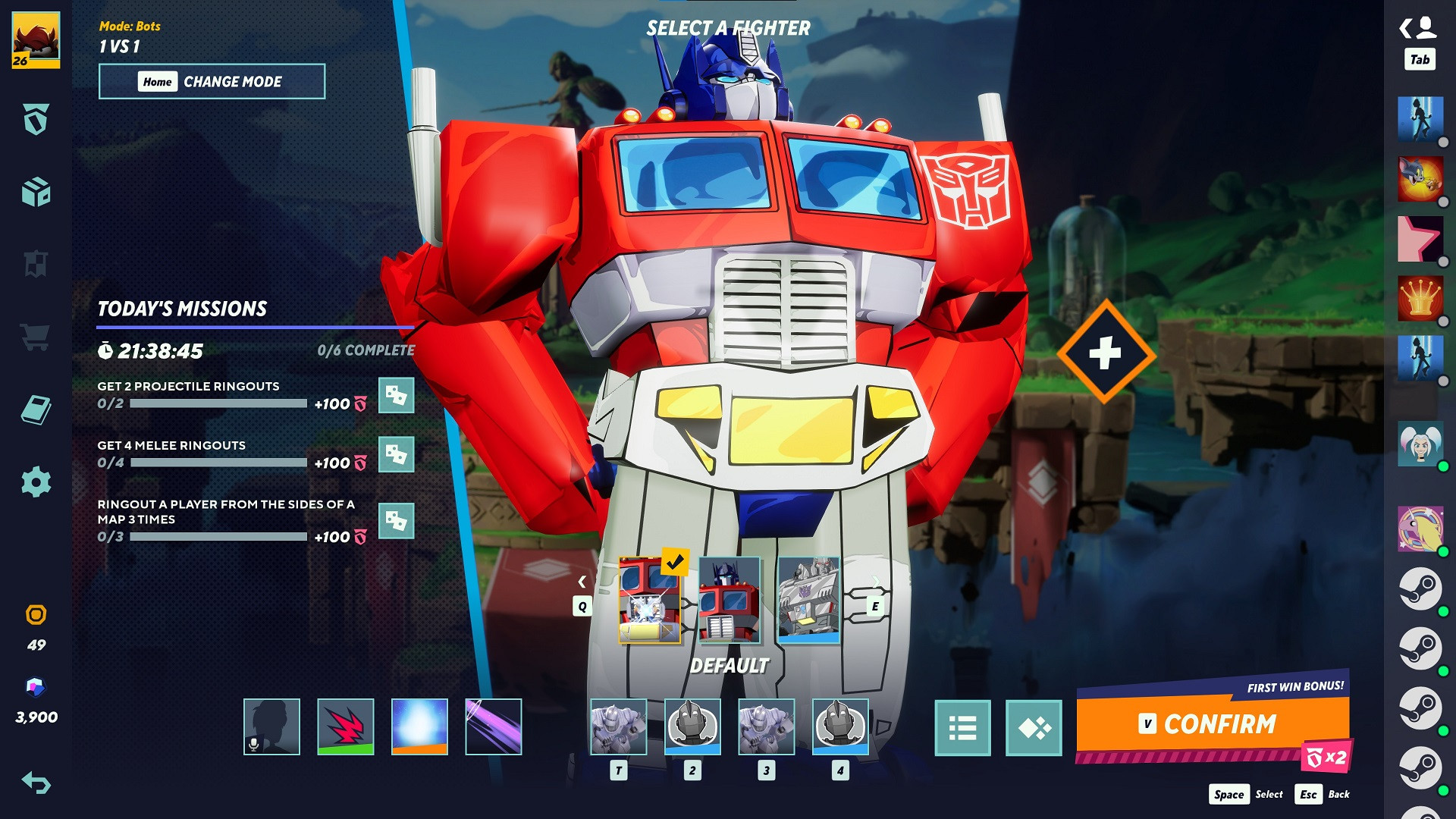 Optimus Prime over Iron Giant Mod for MultiVersus | MVS Mods