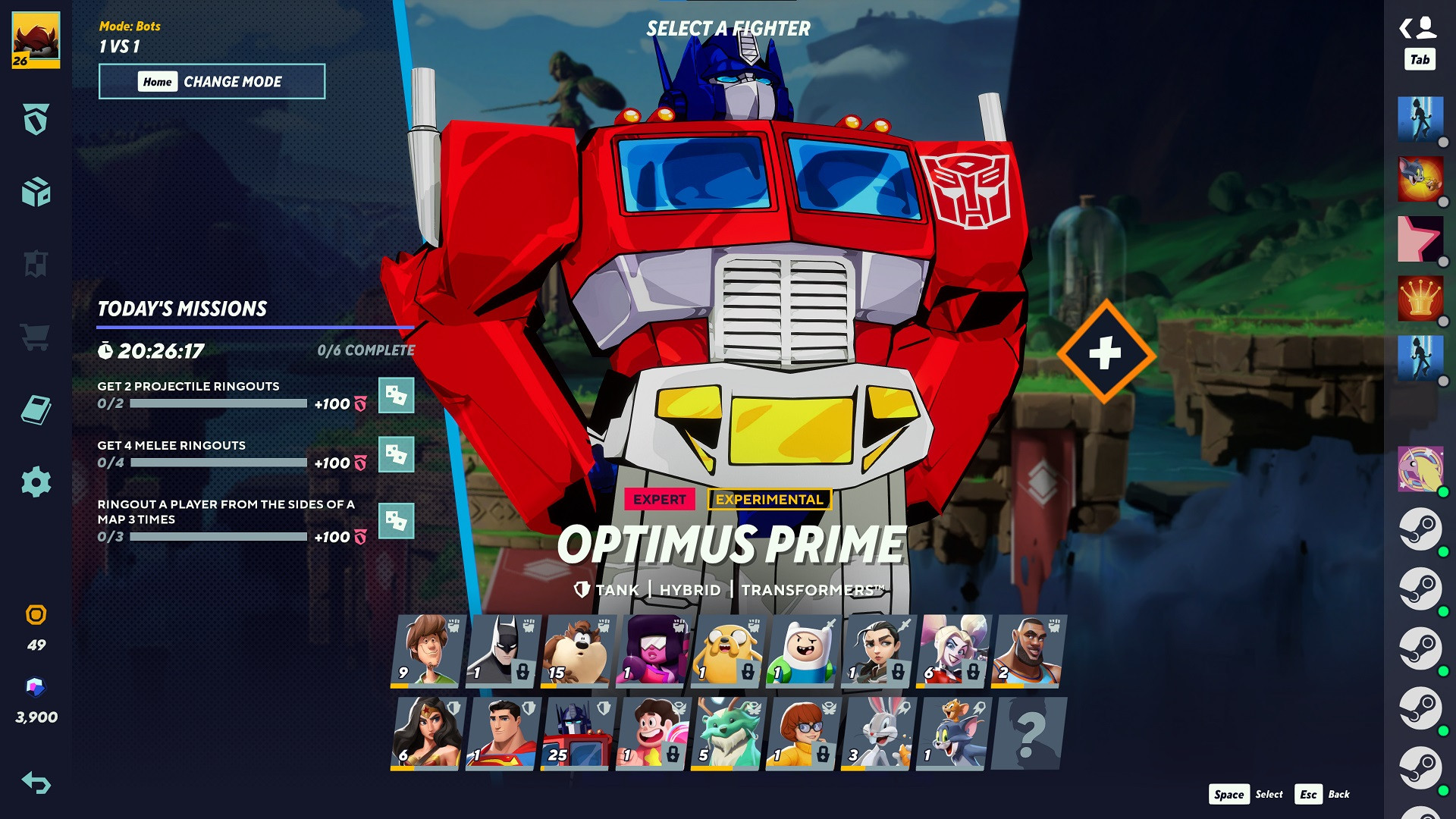 Optimus Prime over Iron Giant Mod for MultiVersus | MVS Mods
