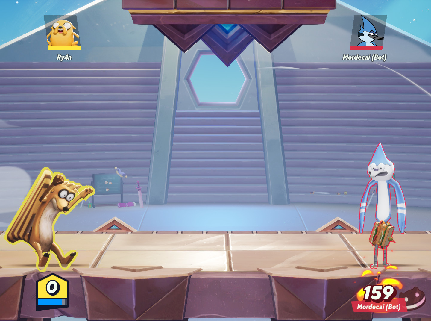 Rigby over Jake Mod for MultiVersus | MVS Mods