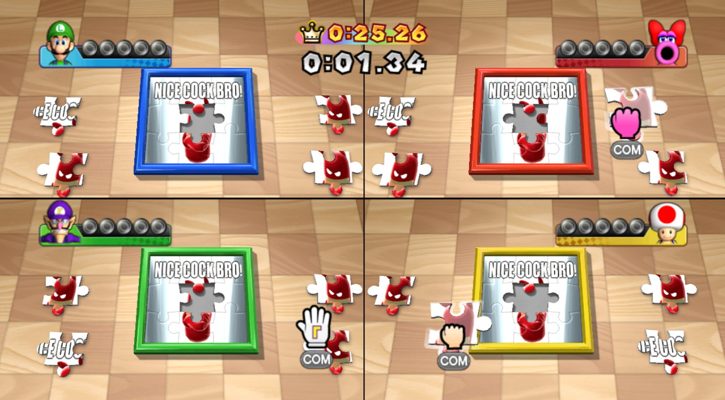 Goofy Jigsaw Jumble Mod for Mario Party 9 | MP9 Mods