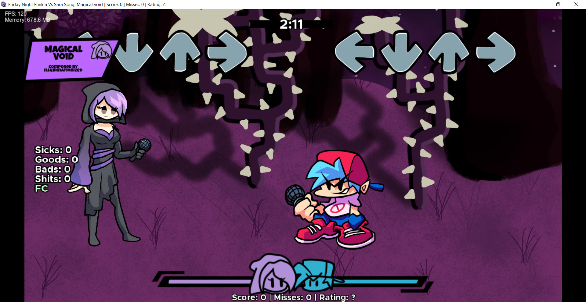 FNF Vs Sara The Witch of the end FULL Week [DEMO] Mod for Friday Night ...