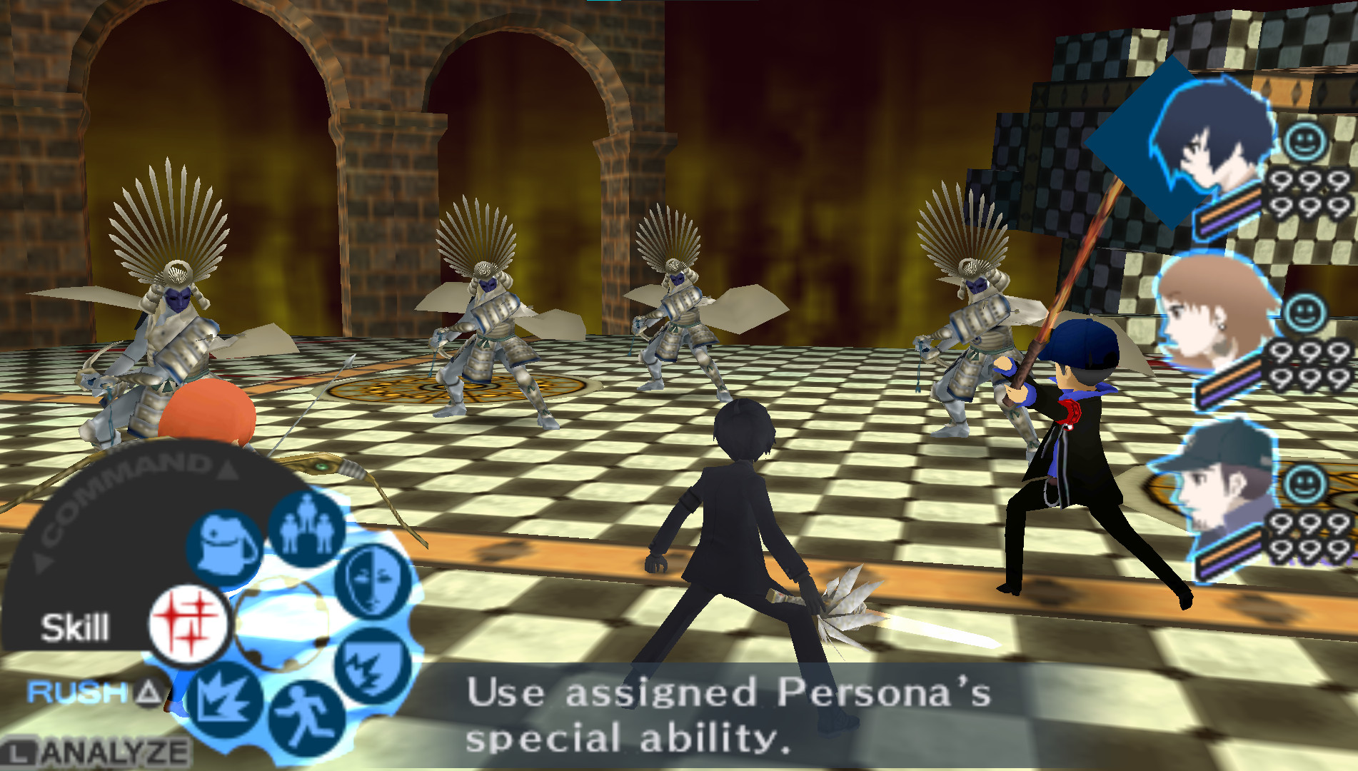 Protagonist Answer Outfit Mod for Persona 3 Portable (PSP) | P3P PSP Mods